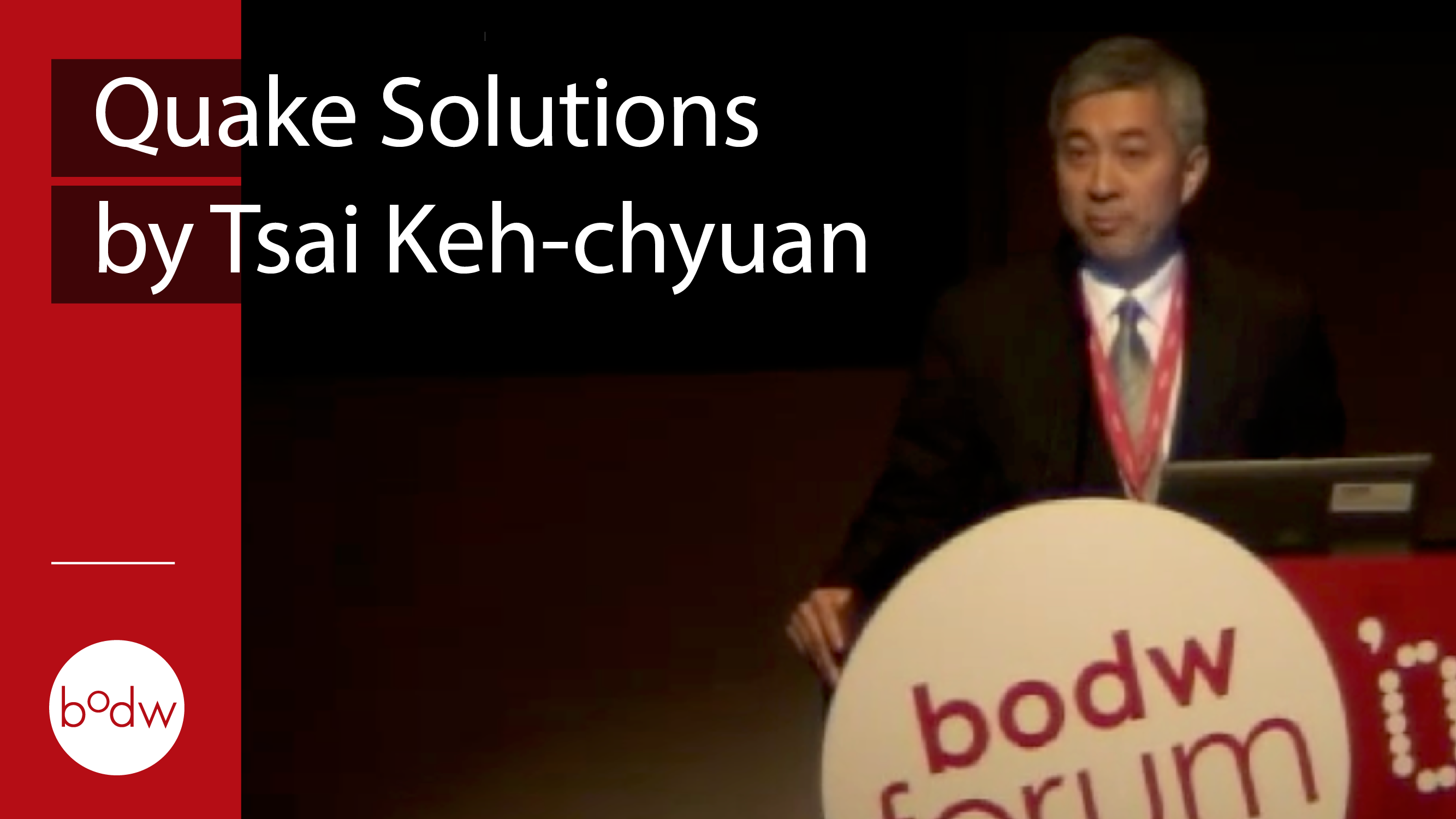 Quake Solutions by Tsai Keh-chyuan | BODW 2008