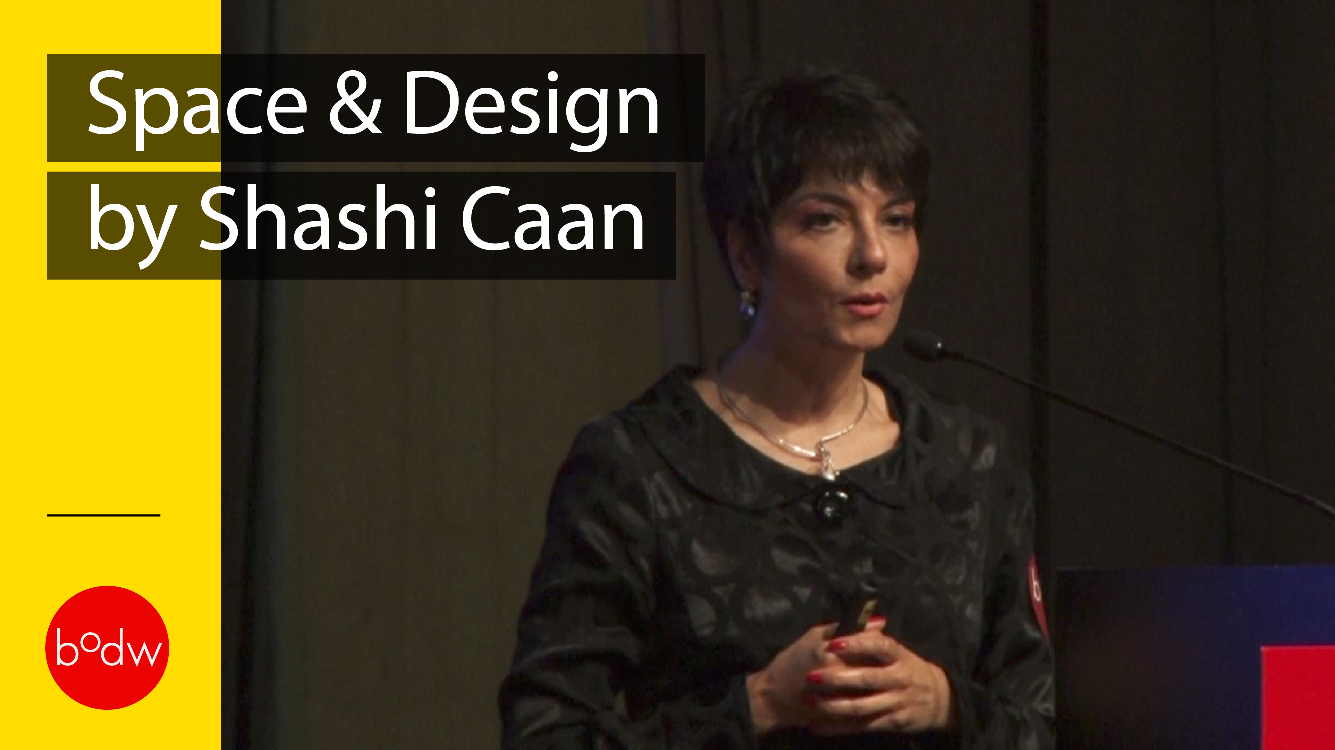 Plenary by Shashi Caan | BODW 2013