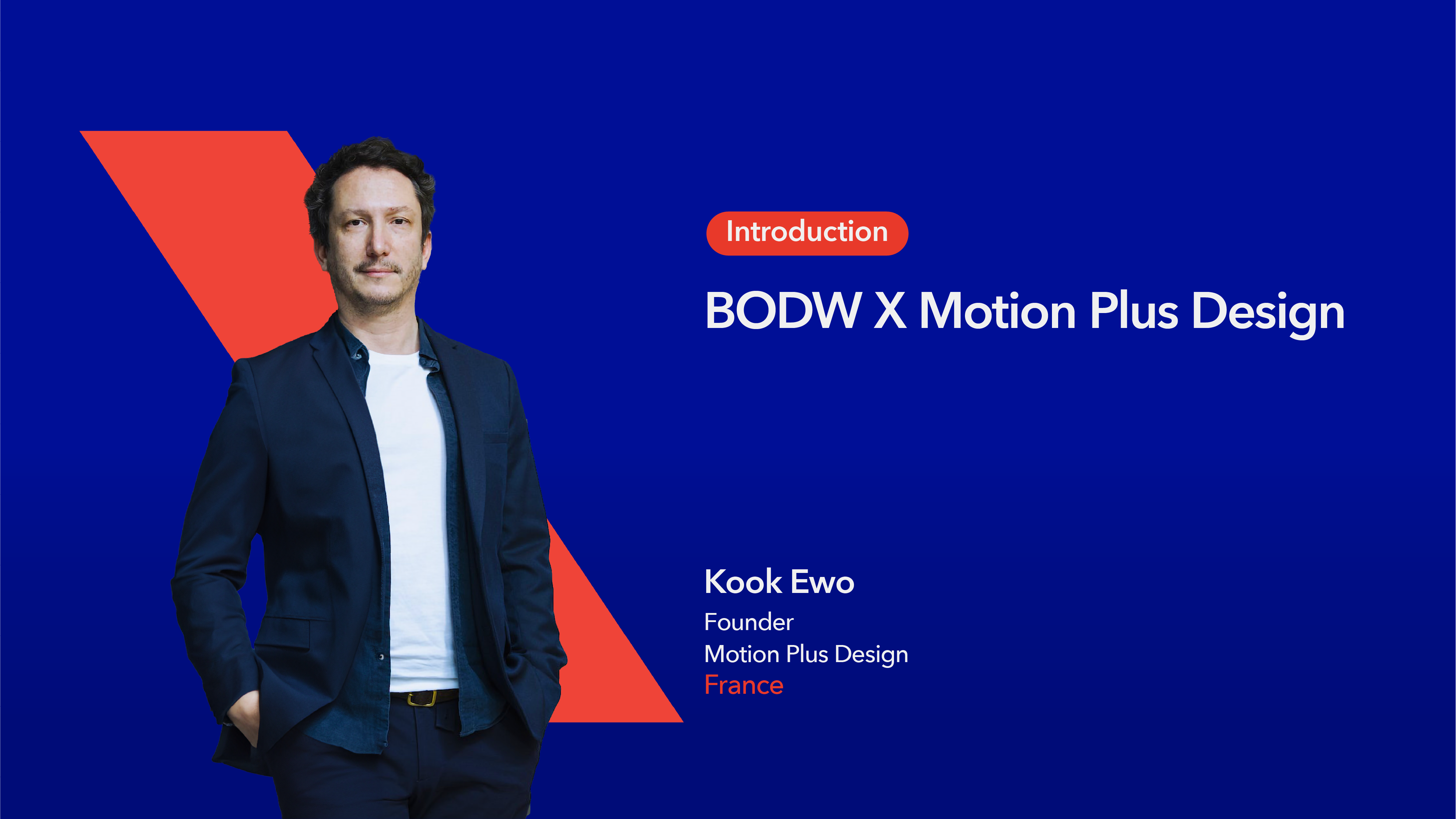 BODW X Motion Plus Design - Introduction | BODW 2024