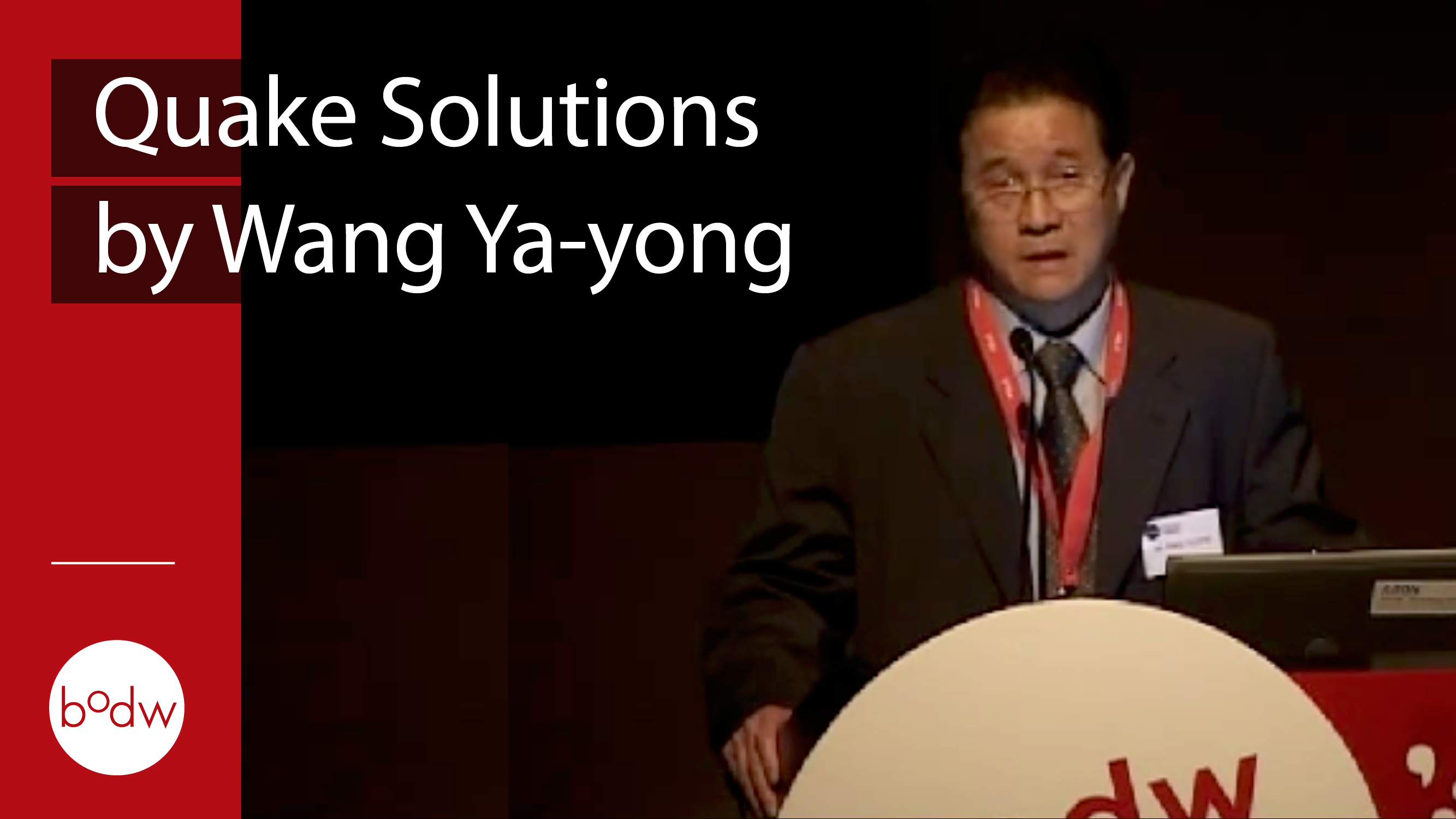 Quake Solutions by Wang Ya-yong | BODW 2008