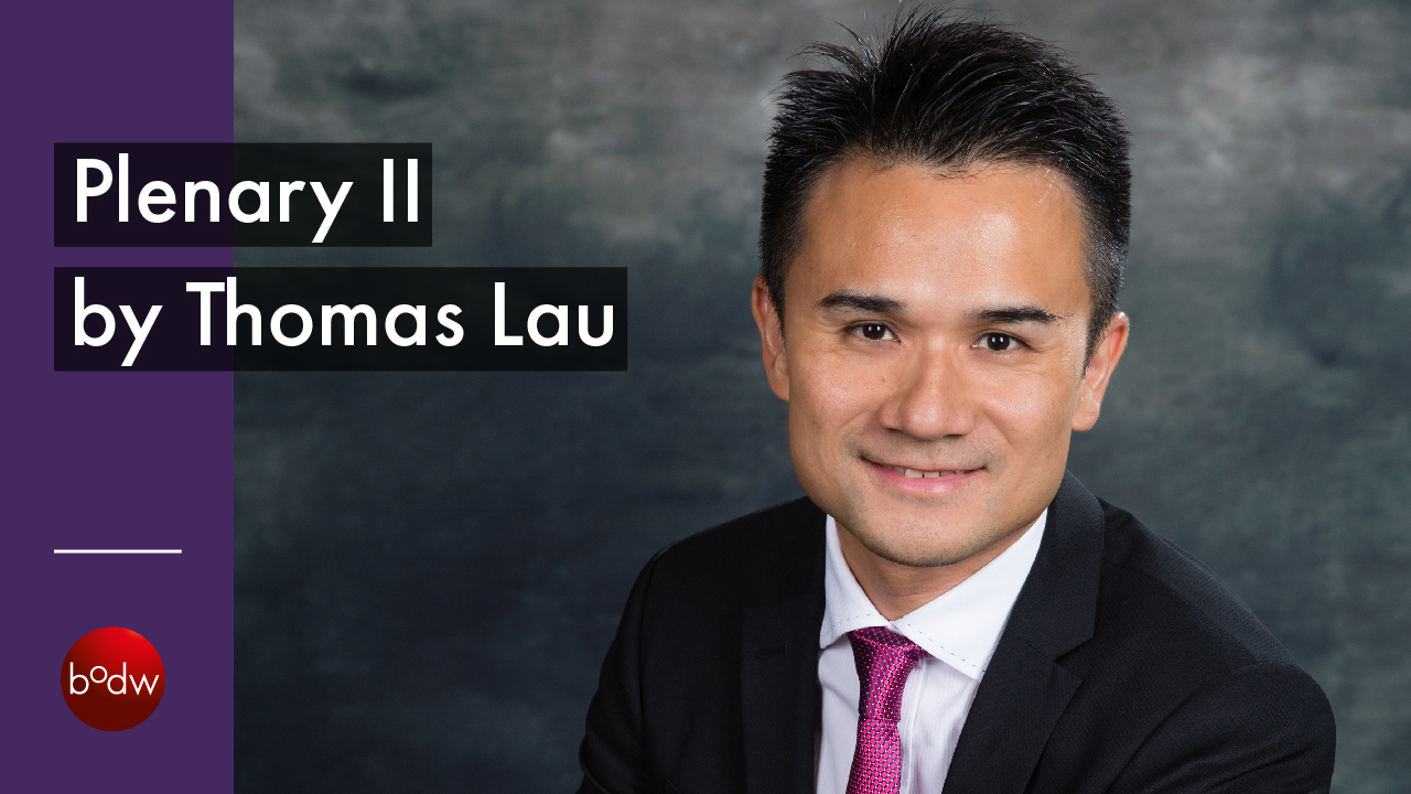 Plenary II by Thomas Lau | BODW 2018