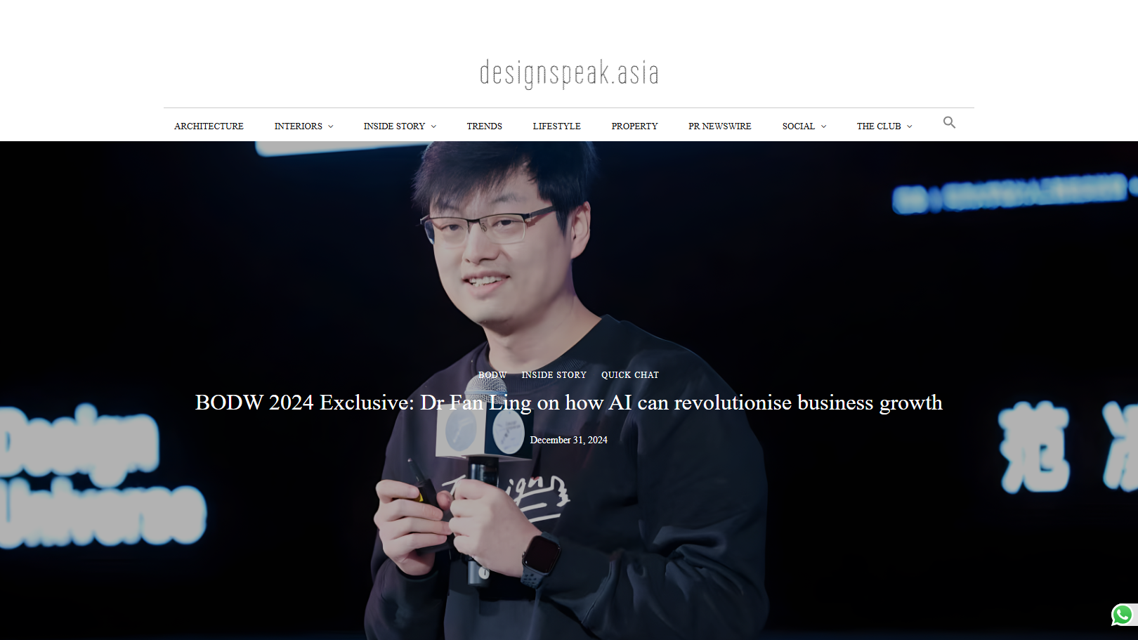 BODW 2024 Exclusive: Dr Fan Ling on how AI can revolutionise business ...