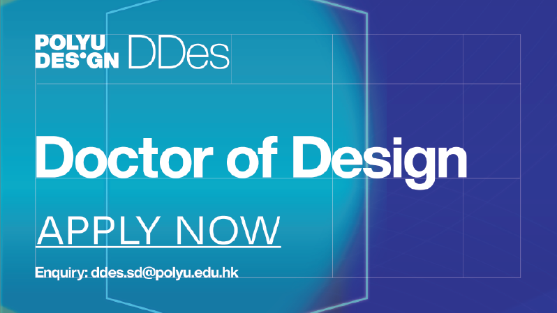 Doctor of Design (DDes) Programme